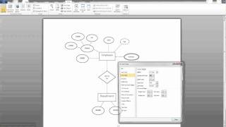 ER Diagram in MS Word Part 7 - Illustrating Participation