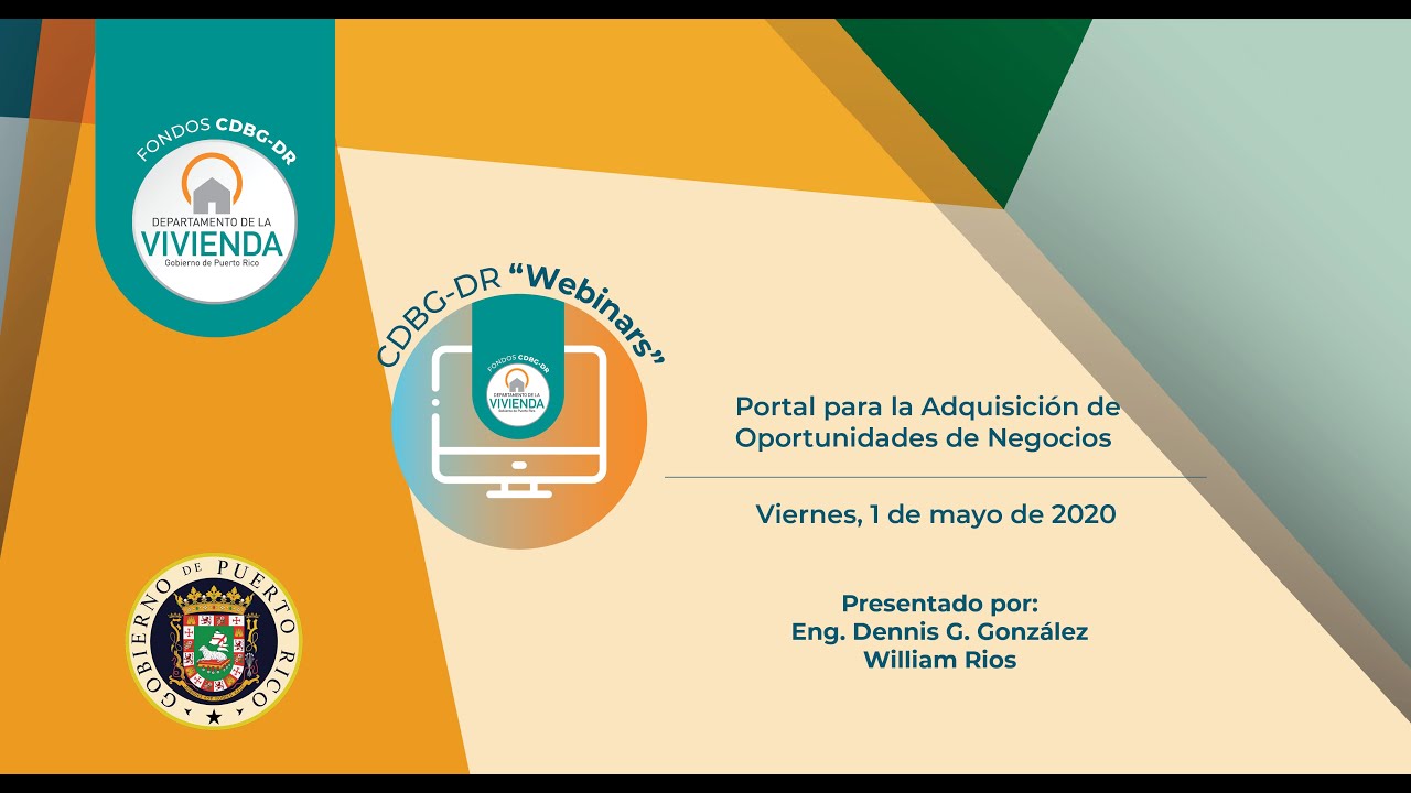 Procurement - CDBG-DR/MIT Recovery Funds