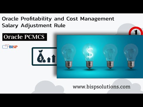 Oracle Profitability and Cost Management Salary Adjustment Rule | Oracle Hyperion,Cloud, EPM ...