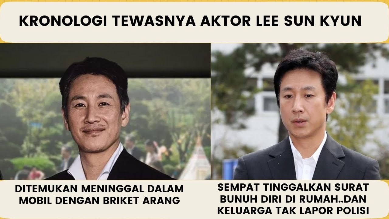 Kronologi Lengkap Meninggalnya Aktor Lee Sun Kyun, Bunuh Diri dengan Briket Arang di Taman ...