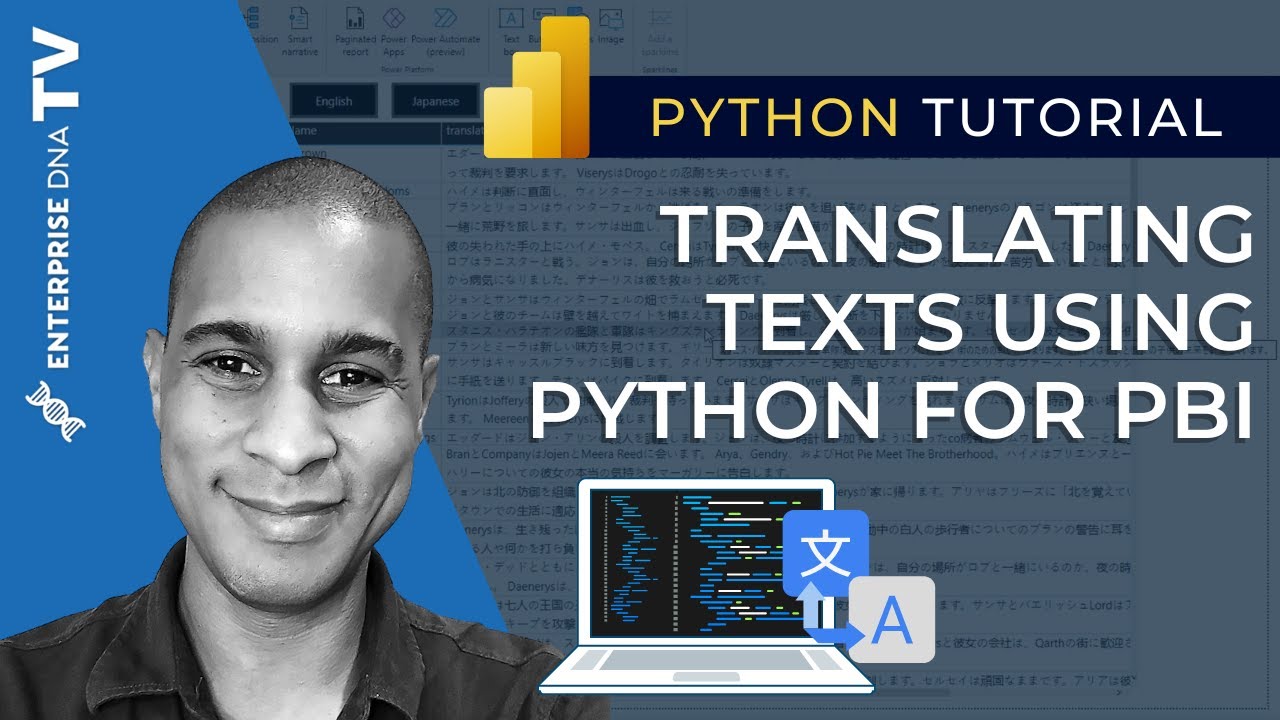 Power BI Python Tutorial: How To Translate Texts – Quant Insights Network