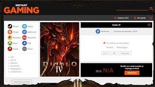 Diablo 4 a la venta en Instant Gaming