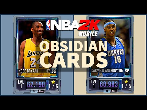 All The New NBA 2K Mobile OBSIDIAN Cards Coming Soon! – NBA 2K Mobile Guides & Pack Openings