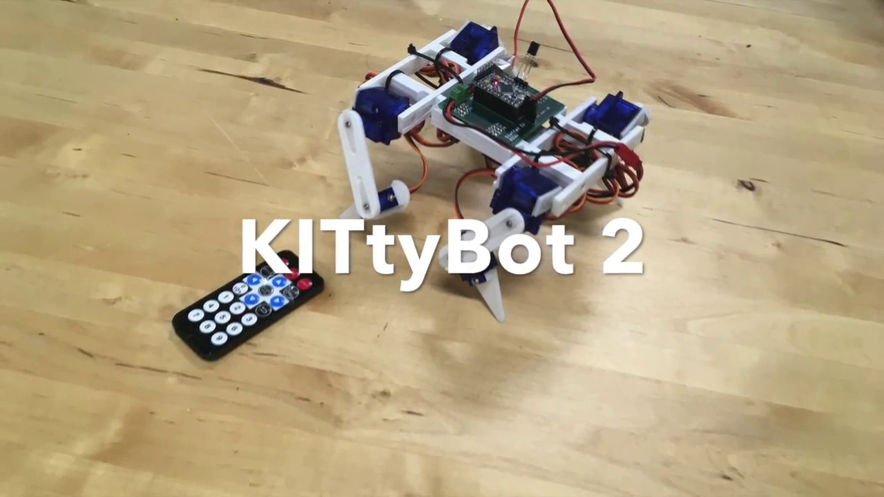 KITtyBot: Un robot cuadrúpedo hecho con Arduino - Electrogeek