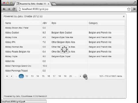 Zafu: KendoUI JSP taglib + Couchbase (2) | Document workflow using CouchDB & HTML5