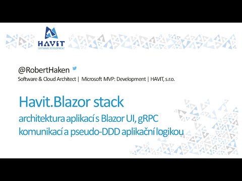 Havit.Blazor stack – záznam z WUG Days 2023.1 | HAVIT Knowledge Base