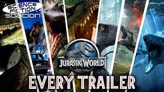 Every Jurassic Park/World Trailer (Including Jurassic World: Rebirth) | Science Fiction Station