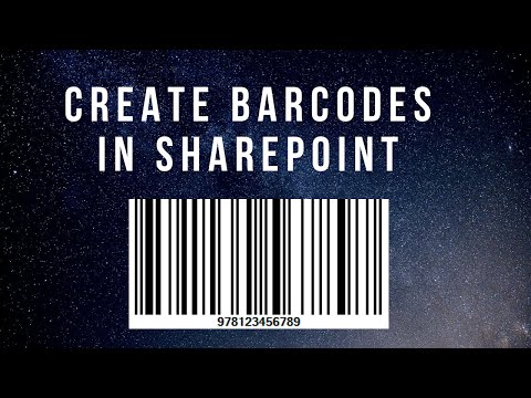 Create barcodes in Sharepoint Online – Onetidbit