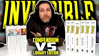 The Full Run of INVINCIBLE is out in Hardcover Compendiums & Library Editions… Let’s Compare!