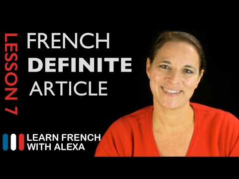 French Definite Article (French Essentials Lesson 7) | muzzyfrench