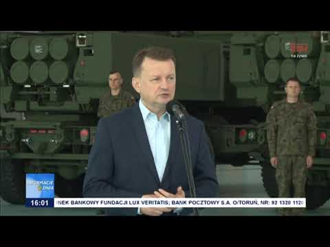 Szef MON: Pierwsze wyrzutnie HIMARS są już w Polsce. Trafią one do 16 Dywizji Zmechanizowanej ...