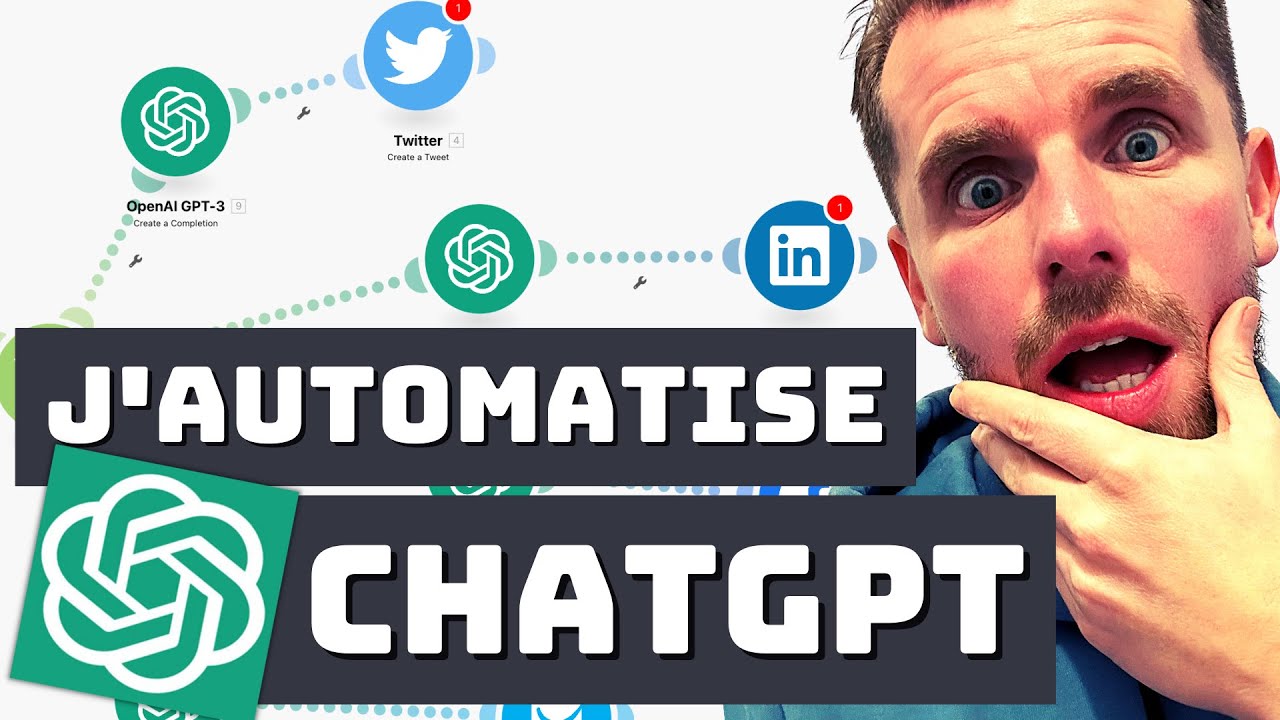 J’AI AUTOMATISÉ CHATGPT (il crée TOUS mes contenus 😳) - Chat GPT 4 FRANCAIS