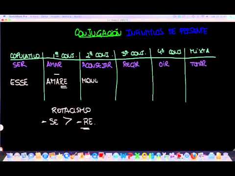 El infinitivo. | aprenderlatin