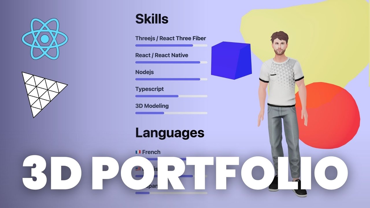 Build a 3D Portfolio with React Three Fiber - Framer Motion Scroll ... Build a 3D Portfolio with React Three Fiber - Framer Motion Scroll ...