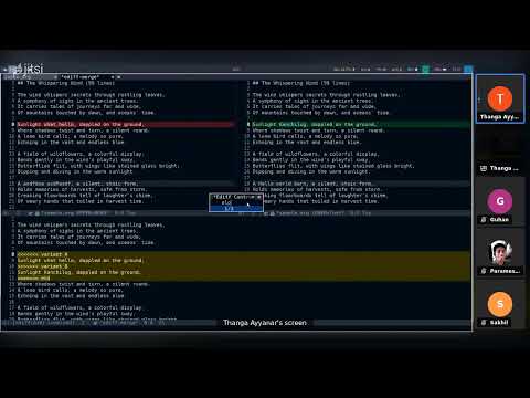 Emacs – VC-Git conflicts resolution | KanchiLUG | Tamil – கணியம்