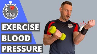 What my blood pressure did DURING exercise