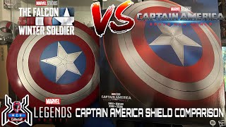Marvel Legends CAPTAIN AMERICA SHIELD Role Play Gear Brave New World TFATWS Comparison Review