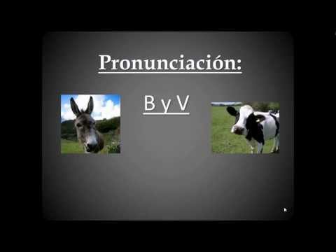 La pronunciación de las letras b & v – Learn Spanish Pronunciation: B ...
