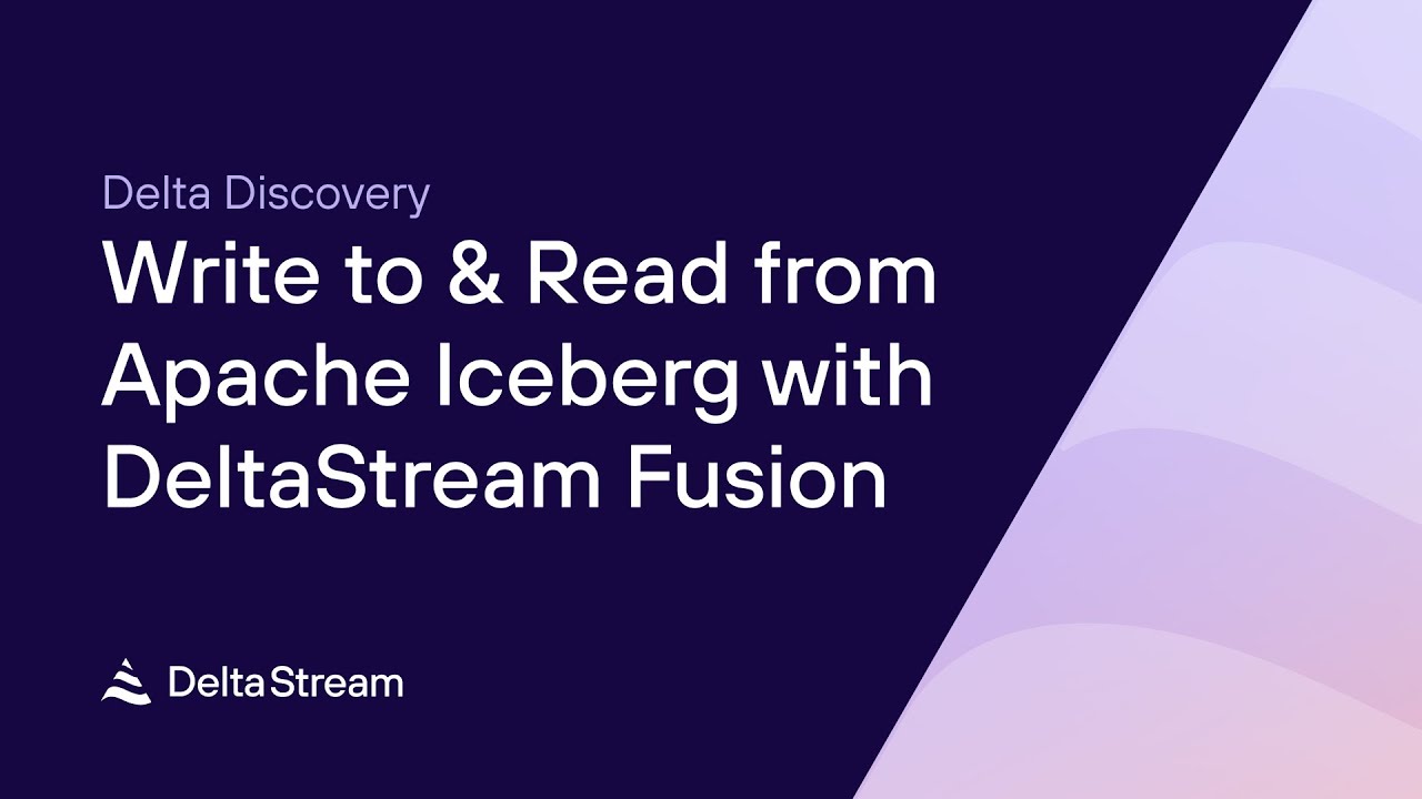 Enable "Shift-Left" with Apache Kafka and Iceberg | DeltaStream