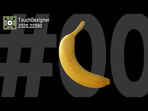 yoppa org – TouchDesigner入門(1) – バナナを回す! 基本操作とTOPの基本