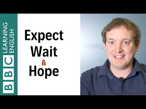 Hope vs expect vs wait: What's the difference? - English In A Minute ...