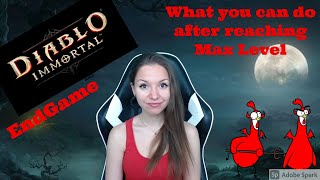 Diablo Immortal EndGame, What you can do after reaching Max Level