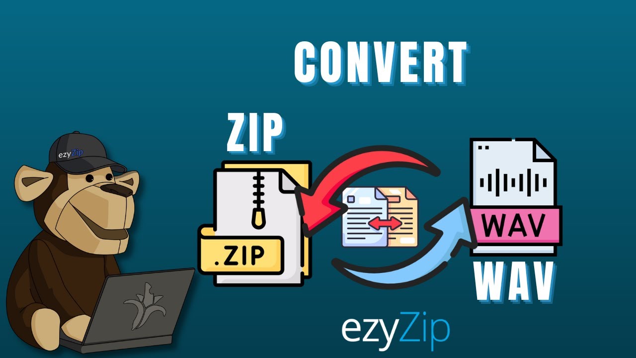 Convert ZIP to WAV Online - Free Audio Extractor - ezyZip
