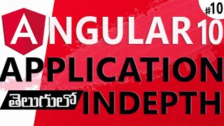 ANGULAR IN TELUGU | ANGULAR 10 IN TELUGU | ANGULAR APPLICATION EXPLAINED IN-DEPTH