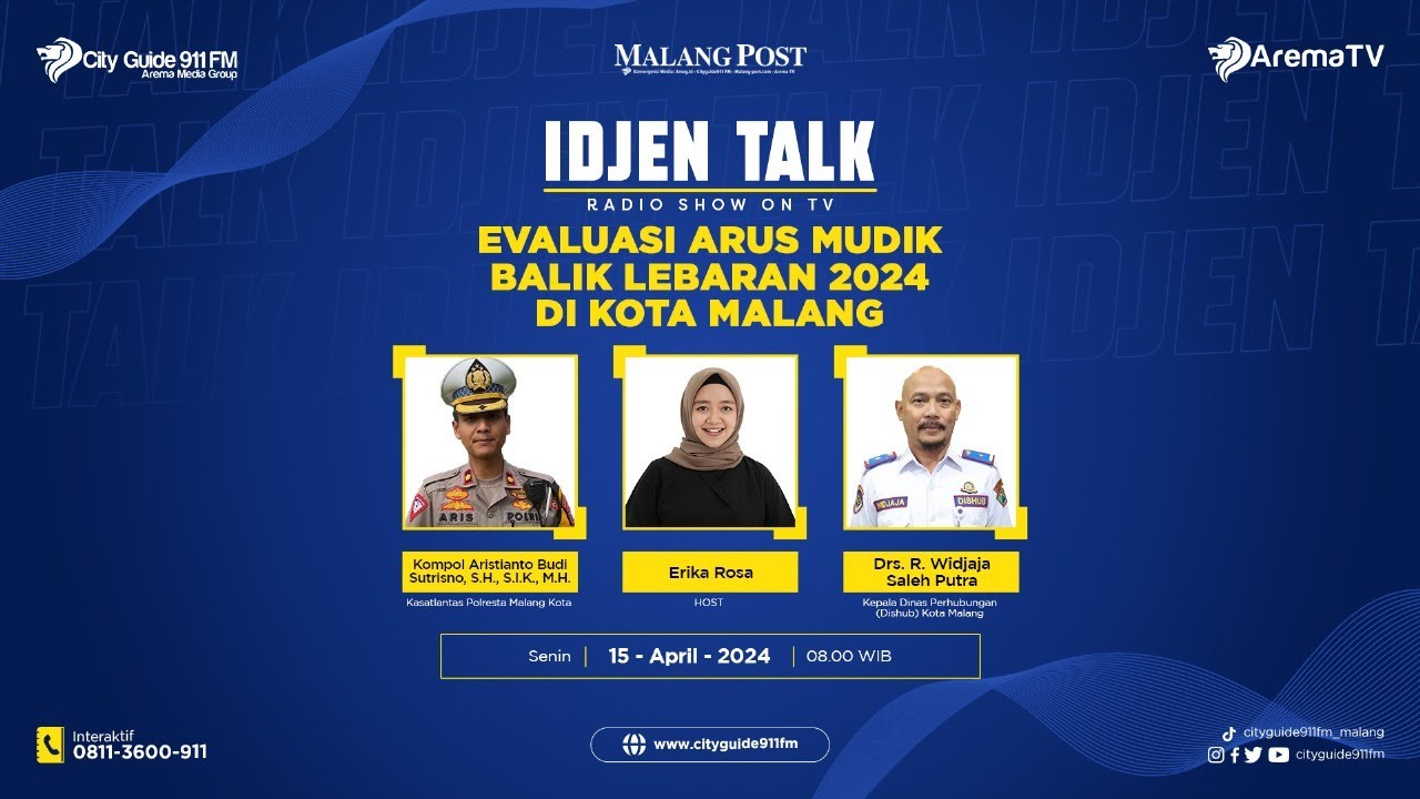 Evaluasi Arus Mudik Balik Lebaran 2024 di Kota Malang