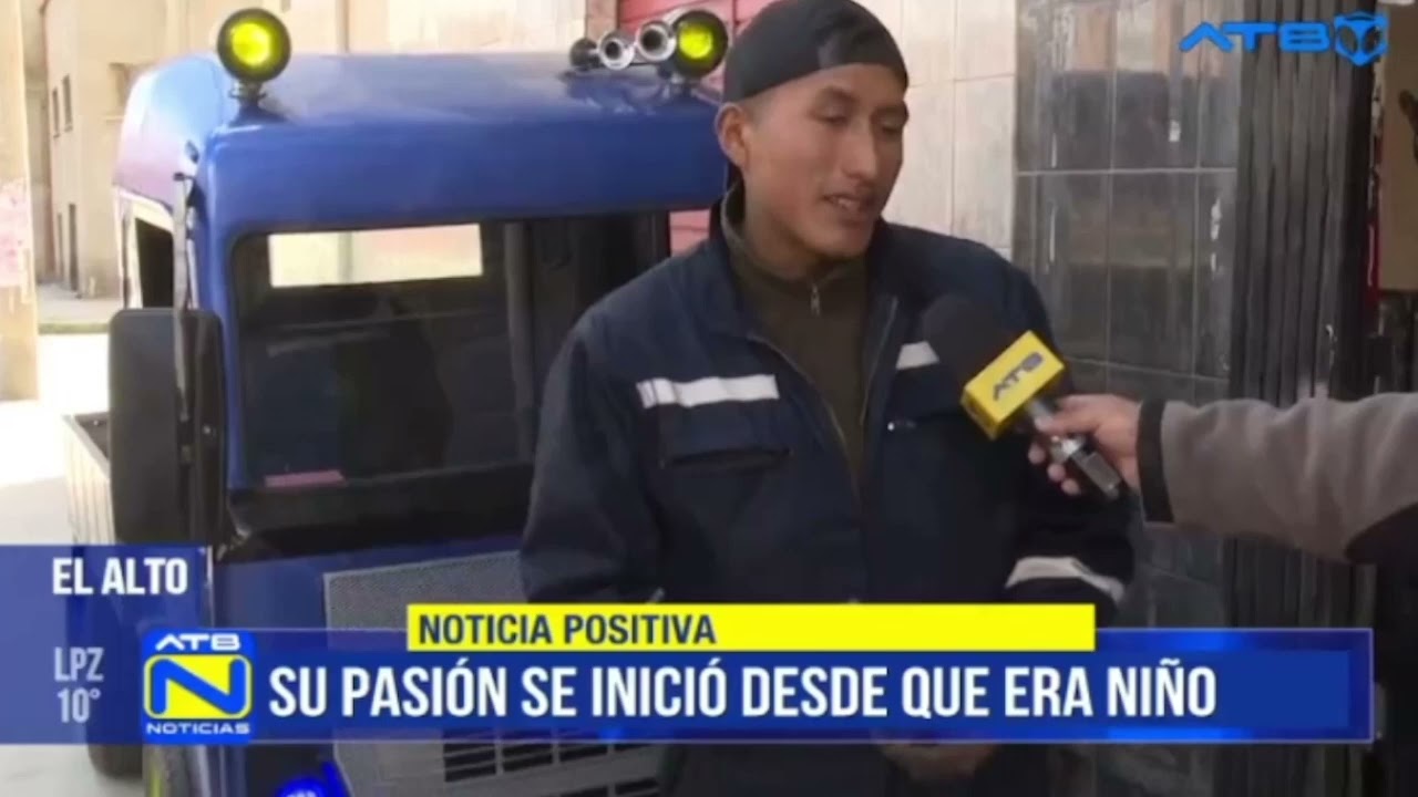 Jorge Mamani, el mecánico que fabrica mini-vehículos en El Alto - ATB Digital