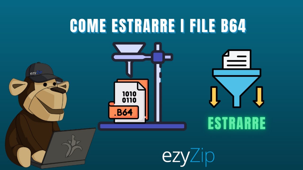 Estrai il file B64 online (Non è richiesta registrazione!) - ezyZip