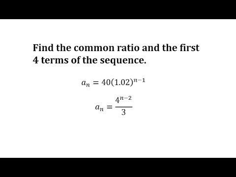 Find Terms of Geometric Sequences Given Formulas | Math Help from ...