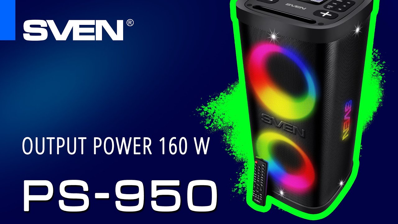 SVEN PS-950 ballīšu bezvadu skandas apskats | Kursors.lv