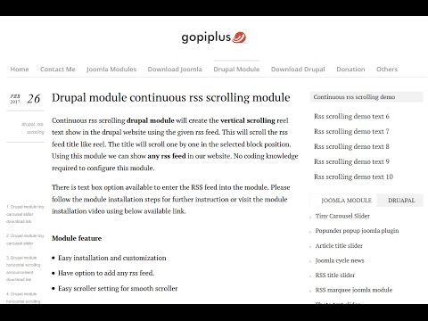 Random YouTube video fancy zoom Joomla module – Gopiplus joomla and drupal modules
