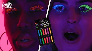 We Tried GLOW IN THE DARK MAKEUP! | We Try For You