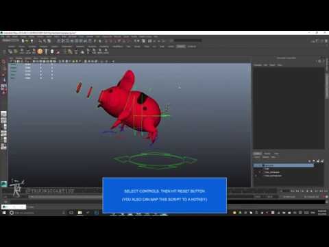Reset Pose Script (Maya) – Truong CG Artist