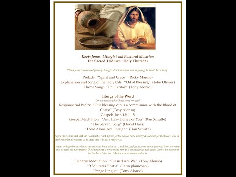 Holy Thursday Music and Scripture with Kevin and Patricia | The Catholic Me