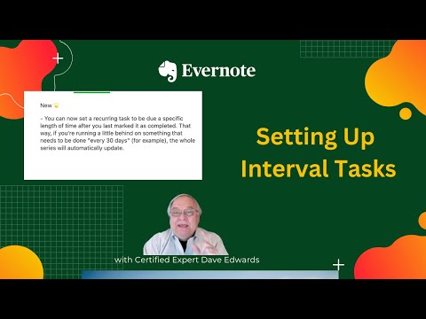 Creating Interval Tasks In Evernote – Dave Edwards Media