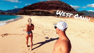 Setting Up Camp on The Beach! West Oahu Hawaii!