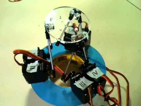 Miniature Rotary Stewart Platform Demo – Marginally Clever Robots