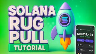 Solana Rug Pull 2025 | How To Launch Meme Coin Tutorial