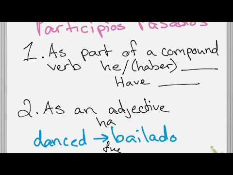 Los tiempos compuestos: The Formation of Past Participles and the ...
