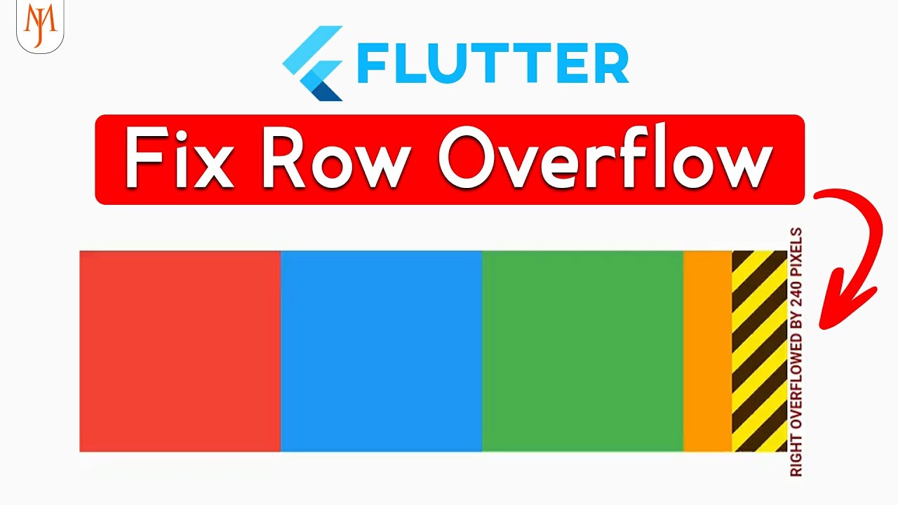 GitHub - JohannesMilke/row_overflow: How to fix the Row Overflow in Flutter by wrapping the Row ...