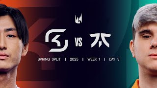 FNC vs SK. Match 31.03.2025 on LEC 2025 Spring Lol