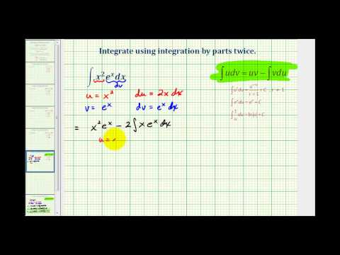 Ex 6: Integration by Parts Twice | Math Help from Arithmetic through Calculus and beyond