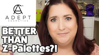 ADEPT COSMETICS MAGNETIC PALETTES | Better than the Z-Palette?
