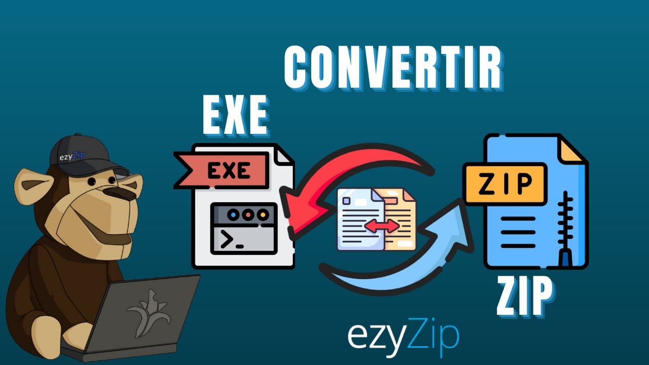 Convertir EXE En Fichier ZIP En Ligne (Aucune inscription requise!) - ezyZip