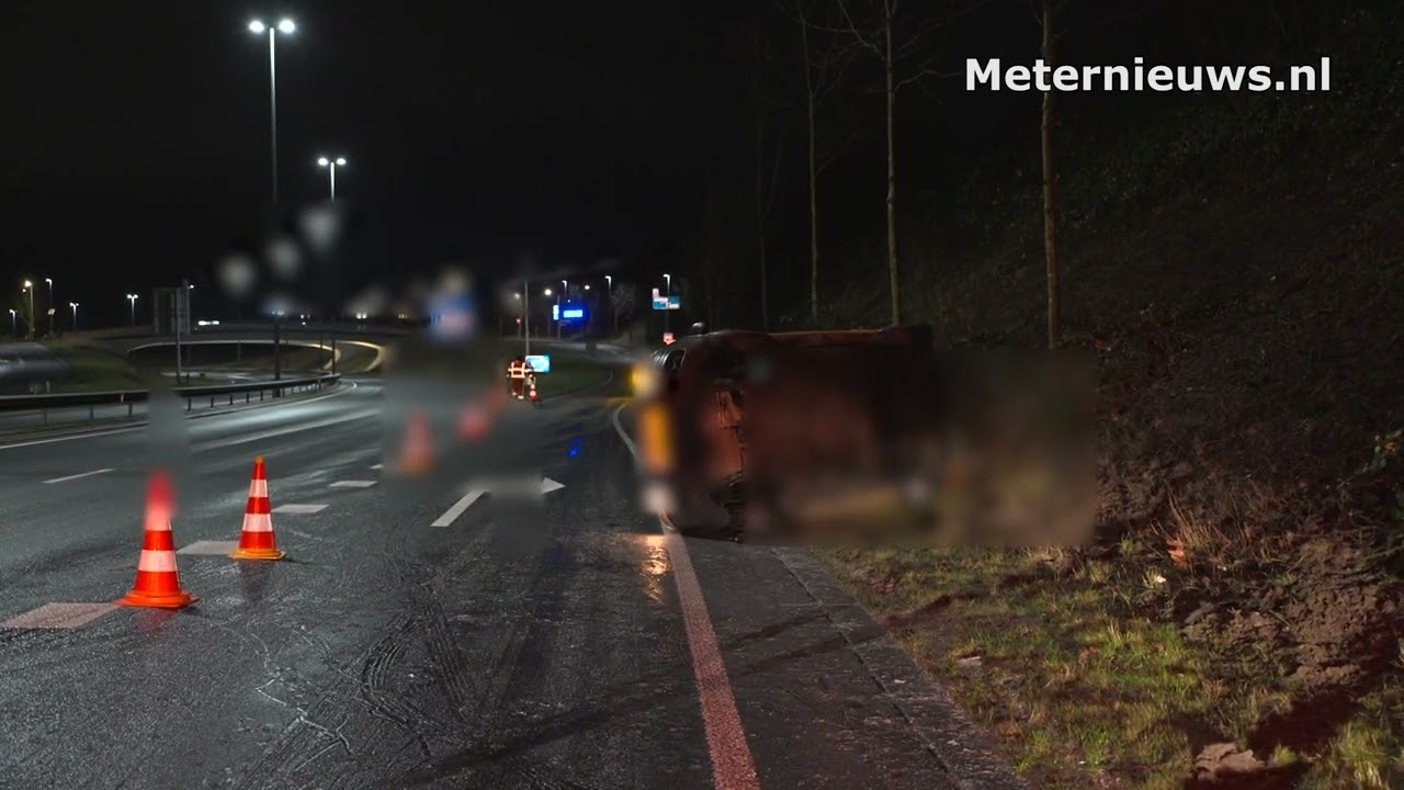 Gladheid op de weg en ongevallen (Video)