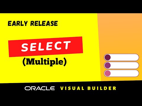 How to use Select (Multiple) component in Oracle Visual Builder, Oracle VBCS – BEENUM LEARNING