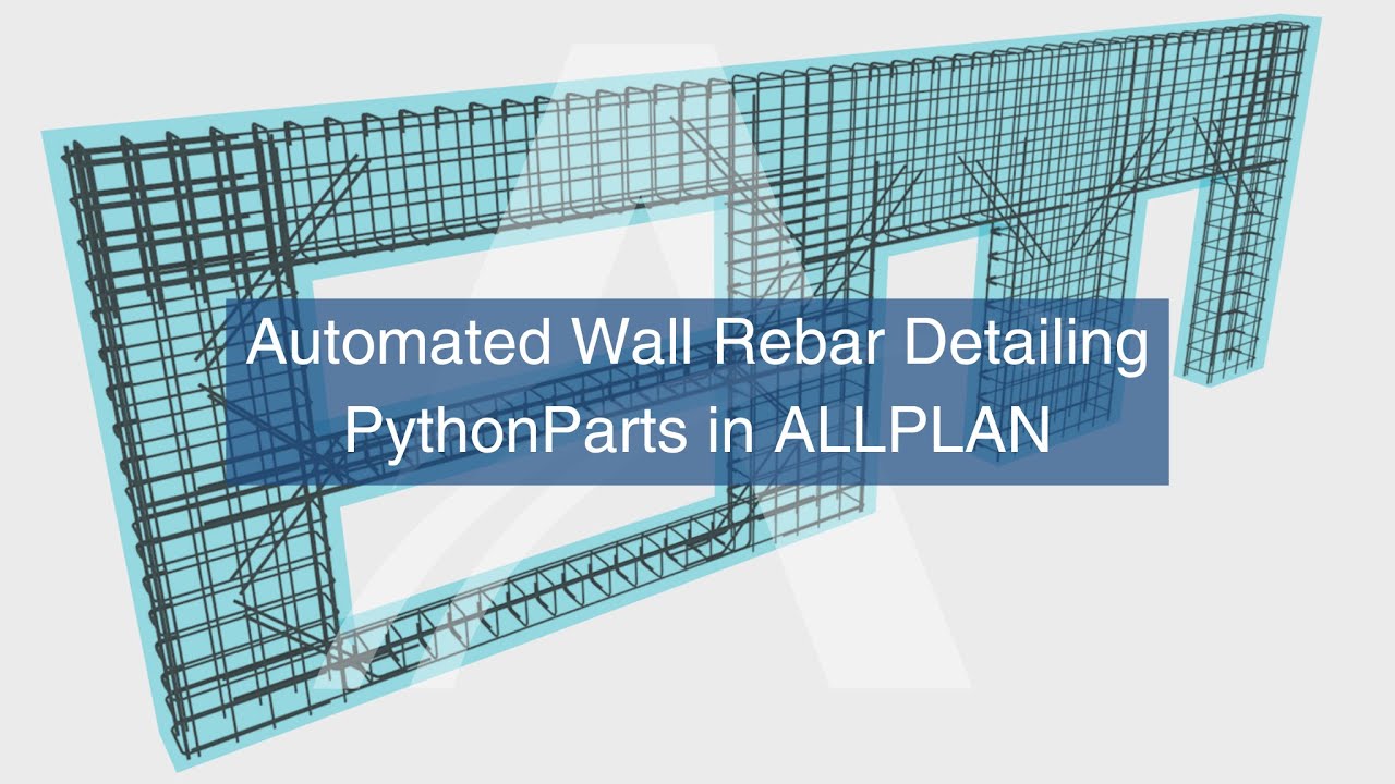 ALLPLAN Wall Reinforcement PythonParts - Developed by ALLTO